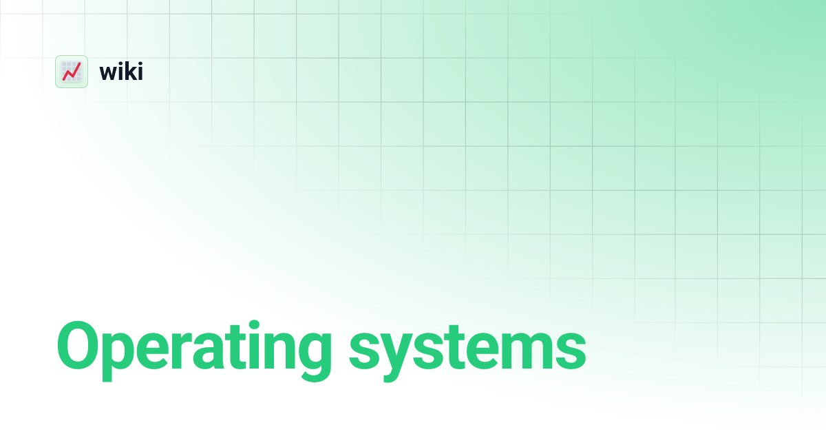 Operating systems | wiki