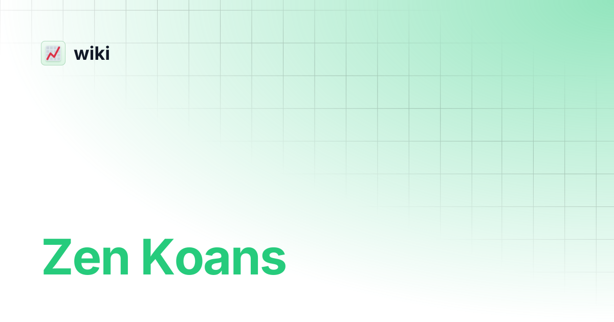 Zen Koans | wiki